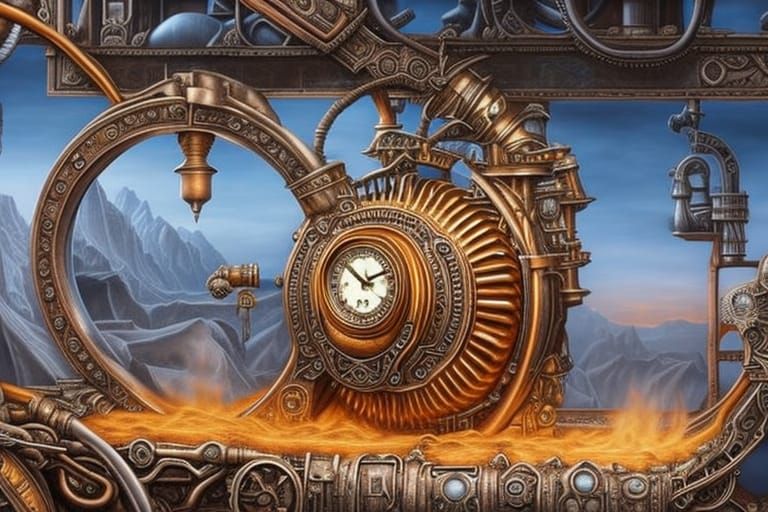 Time Machine - AI Generated Artwork - NightCafe Creator
