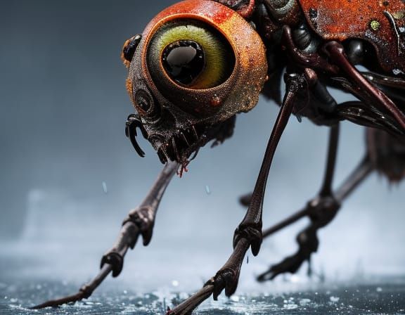 Zombie Insect v.1 - AI Generated Artwork - NightCafe Creator