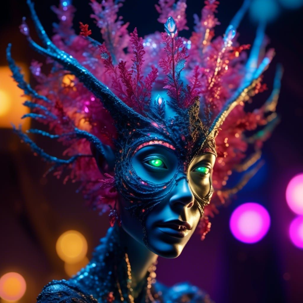 Alien Human Hybrid - AI Generated Artwork - NightCafe Creator