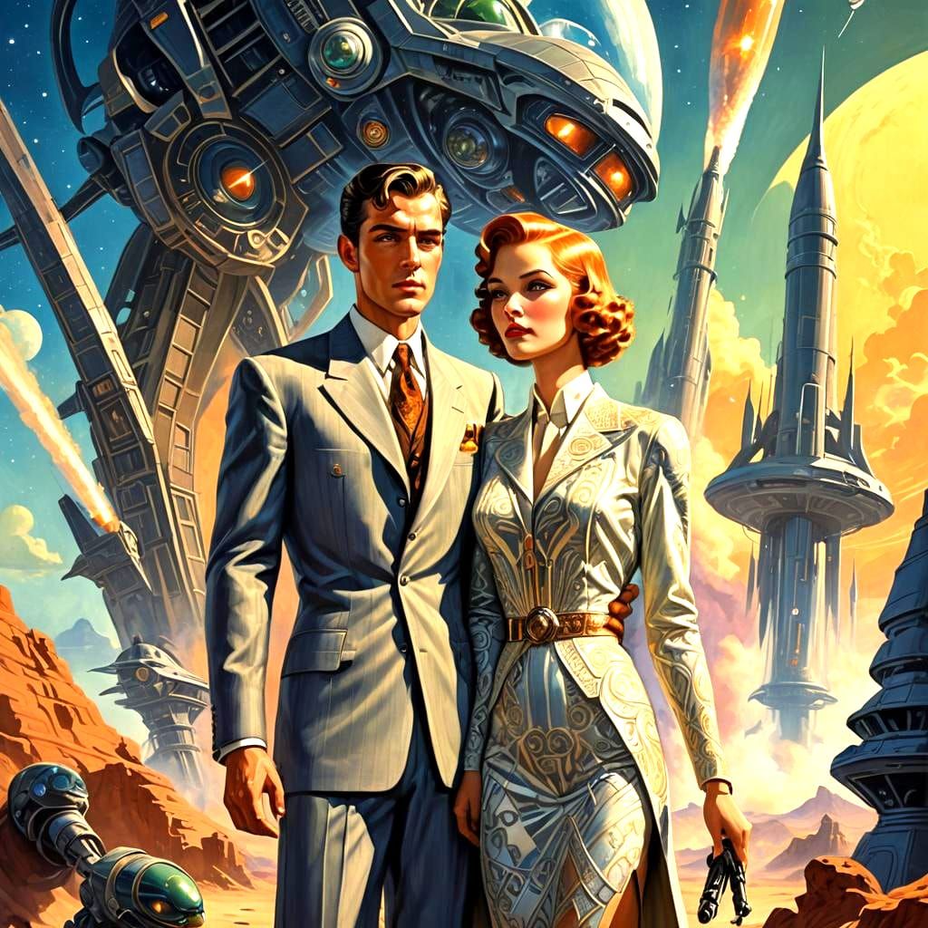 DR. APEX AND SERAH NOVA. - Epic 1930s Science Fiction Pulp ...