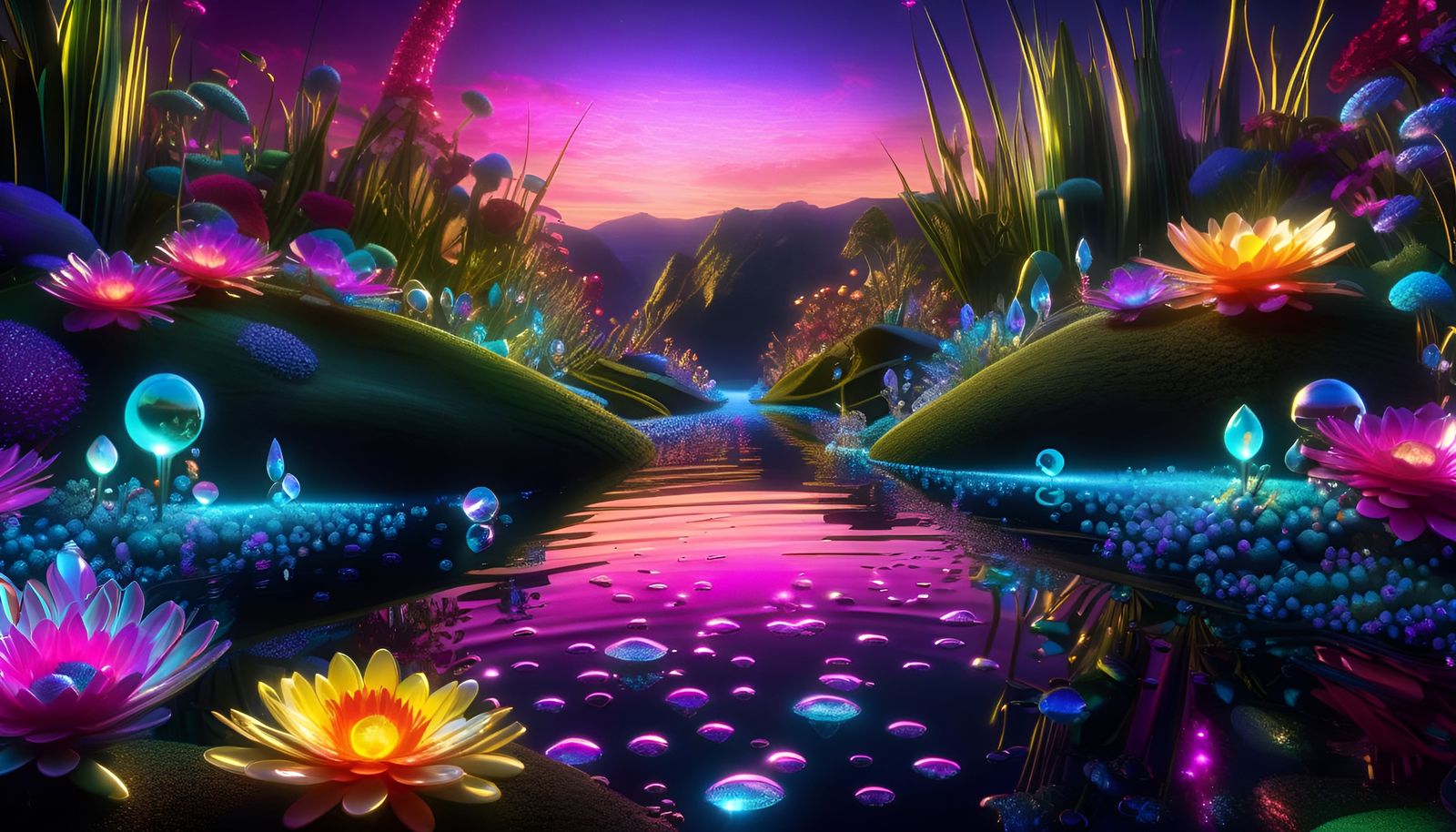 Landscape. - AI Generated Artwork - NightCafe Creator