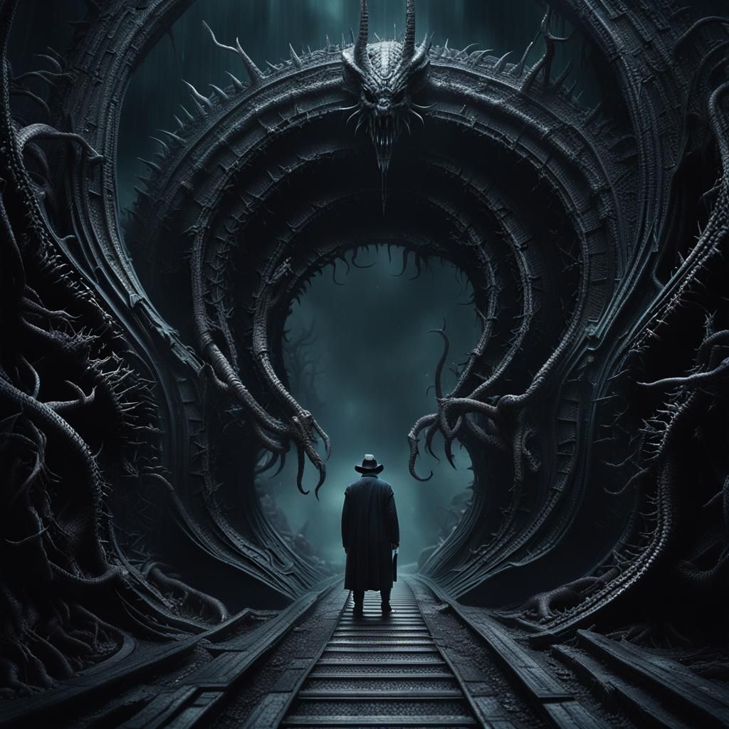 Something wicked this way comes, if you gaze into the abyss the abyss ...