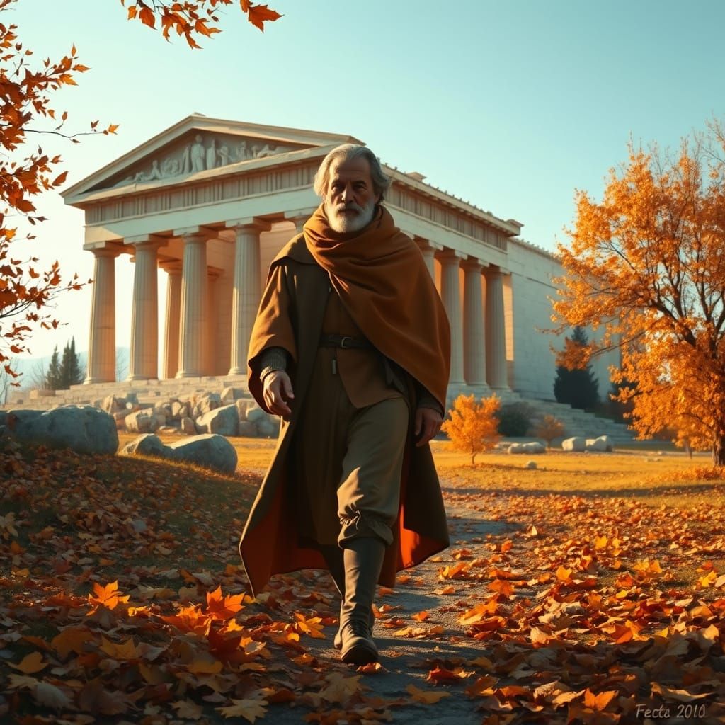 Autumn paints history in gold. Ancient farmers rejoiced in full ...