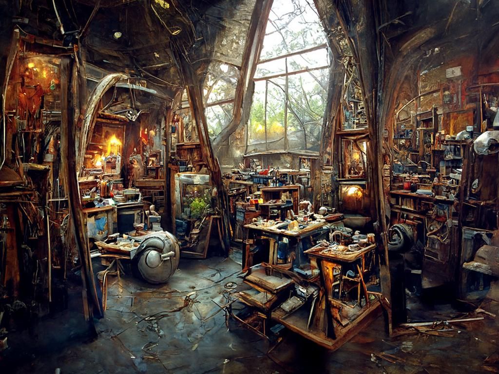 Magicial Workshop - AI Generated Artwork - NightCafe Creator