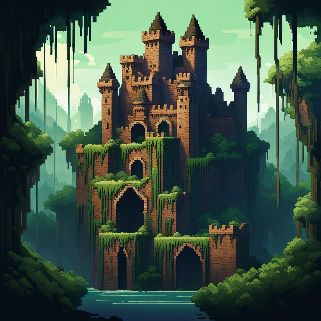 Jungle Castle - AI Generated Artwork - NightCafe Creator