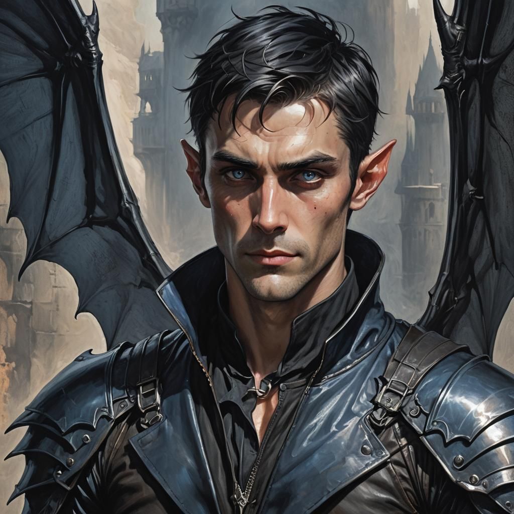 Portrait of Azriel - AI Generated Artwork - NightCafe Creator