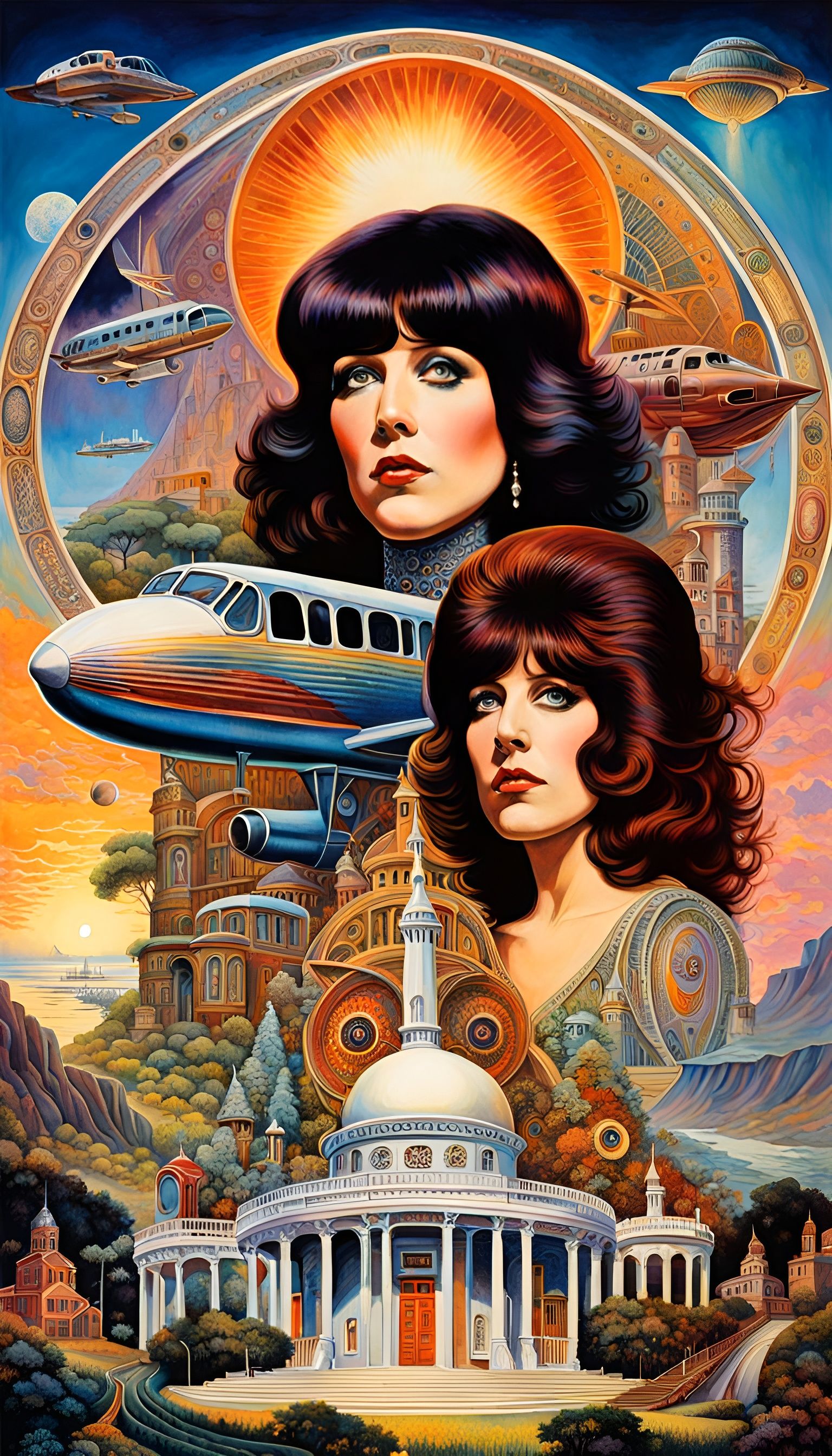 Super detailed Grace Slick Jefferson Airplane poster - AI Generated ...