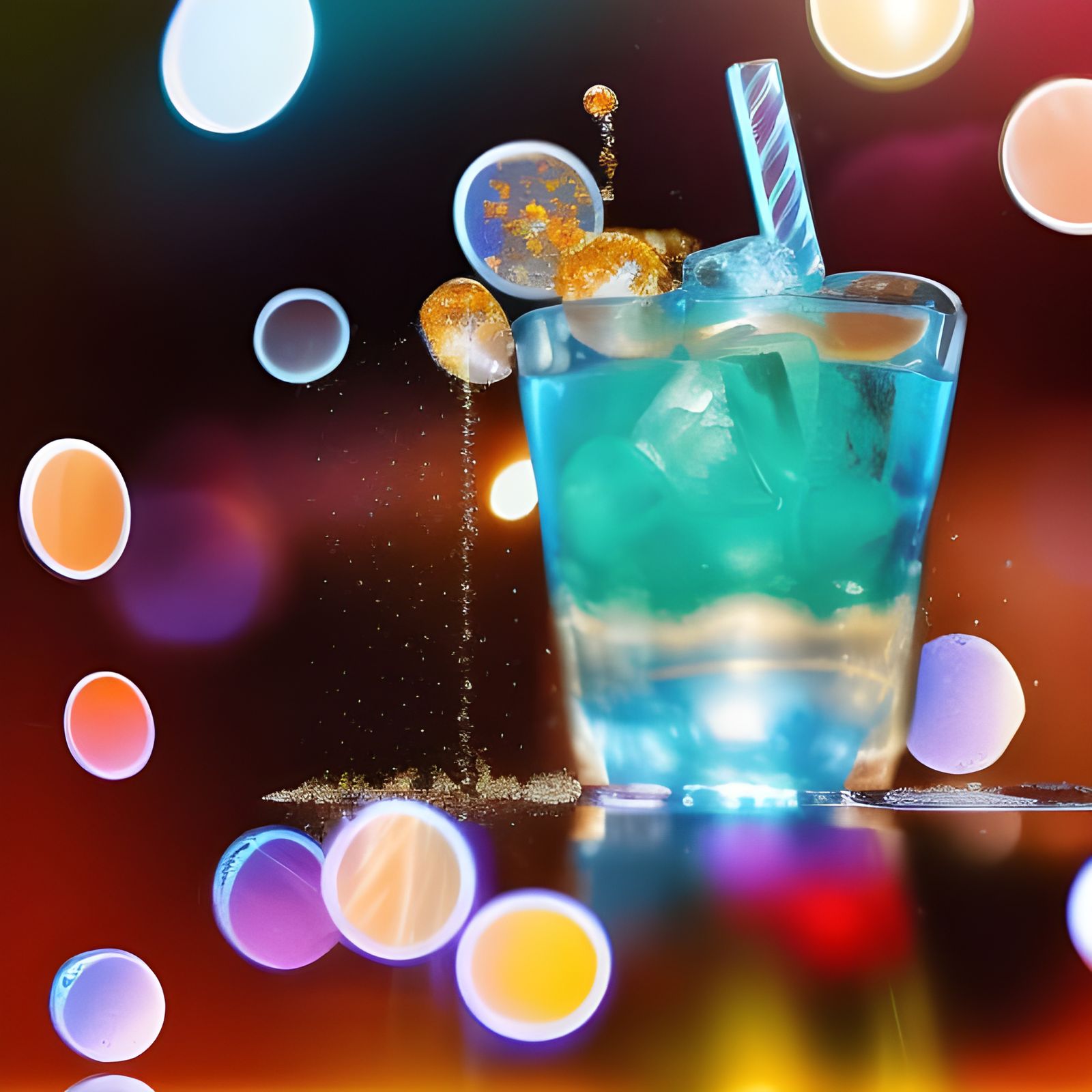 SPARKLE ICE DRINK - AI Generated Artwork - NightCafe Creator