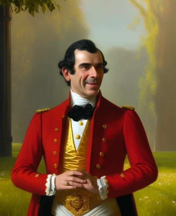 Franz Joseph Haydn Enjoying The Quartet In The Park - AI Generated ...