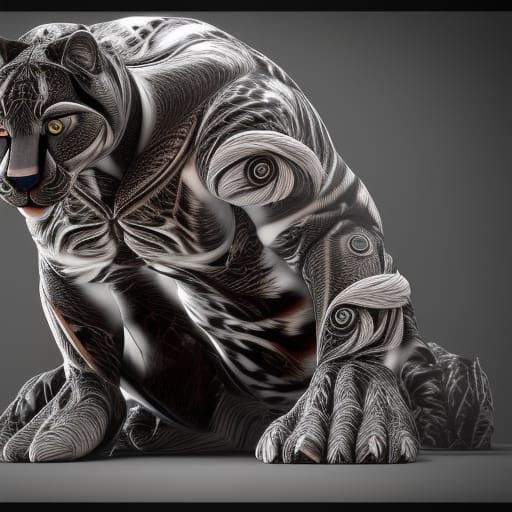 Buff Cat - AI Generated Artwork - NightCafe Creator