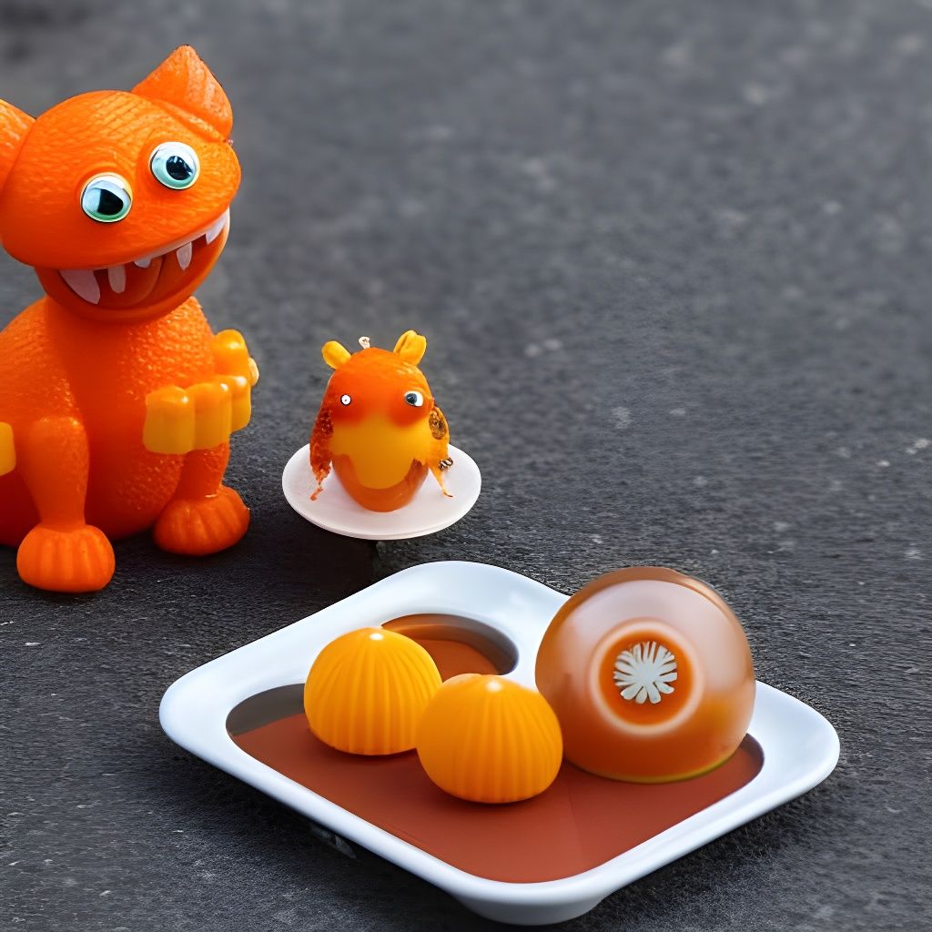 Sharing her dessert with her little brother - AI Generated Artwork ...