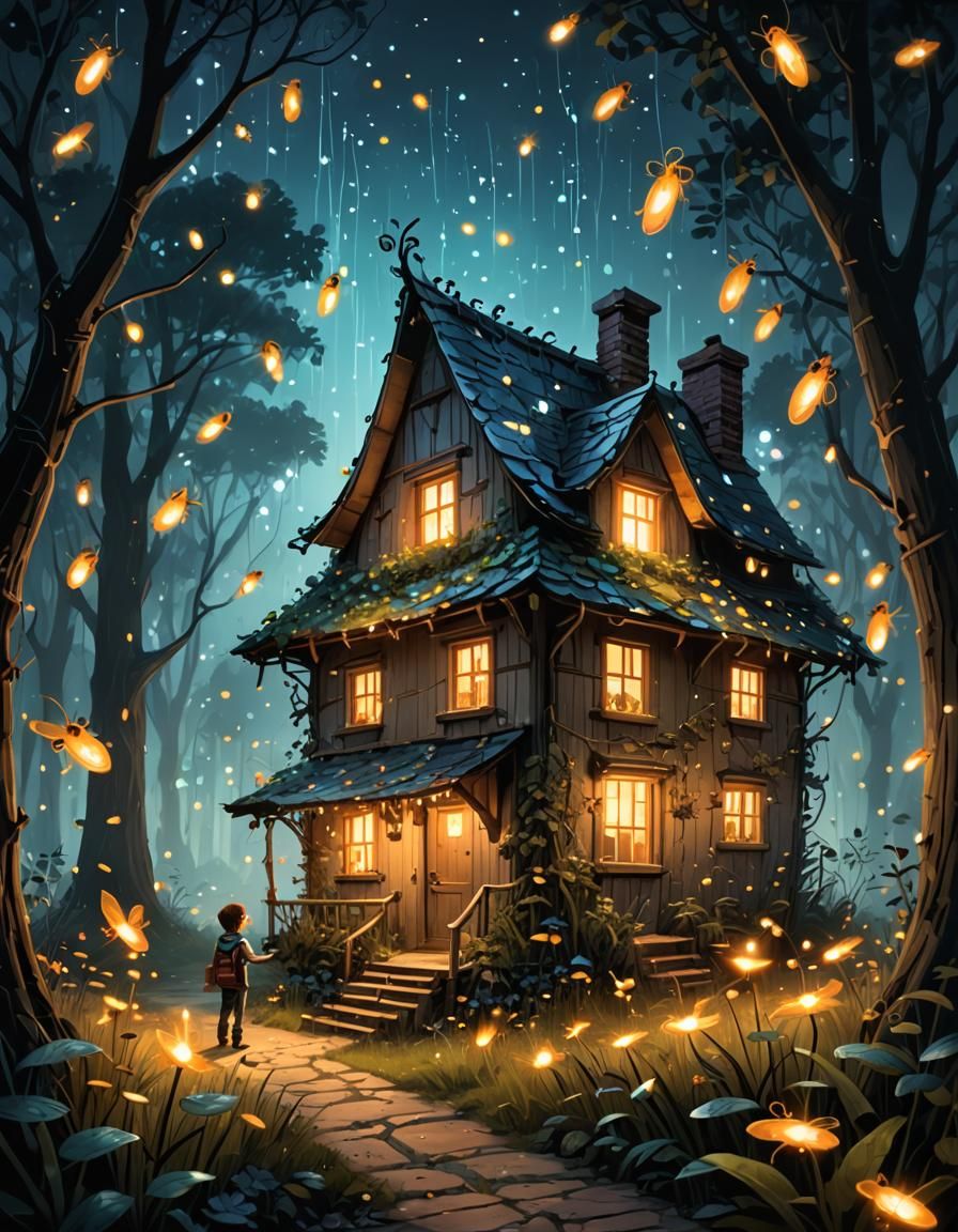 visiting firefly cottage - AI Generated Artwork - NightCafe Creator
