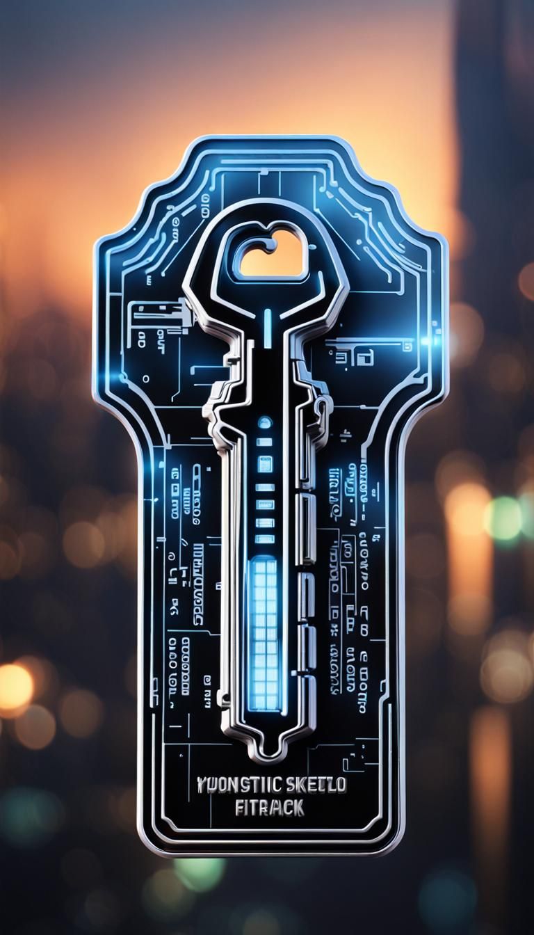 A futuristic key card - AI Generated Artwork - NightCafe Creator