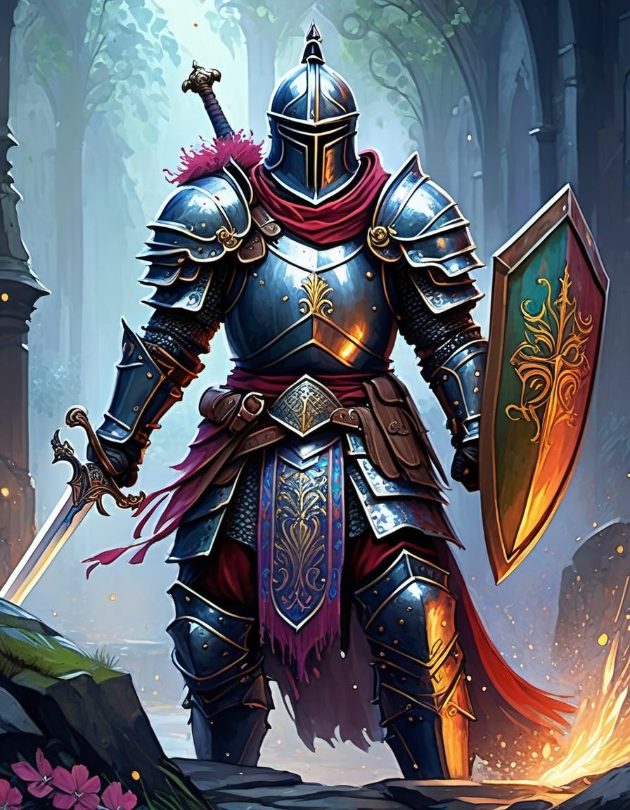Knight. II - AI Generated Artwork - NightCafe Creator
