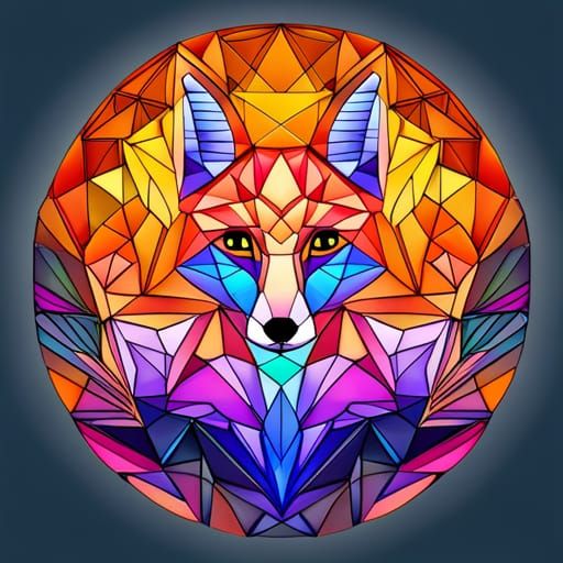 Geometric - AI Generated Artwork - NightCafe Creator