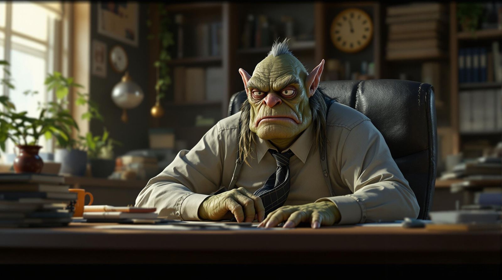 Orccountant is ready to retire - Orc Accountant in a Cozy Pi...