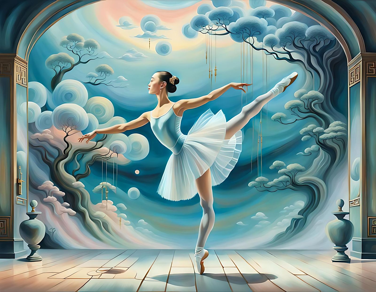 The Ballet Dancer - AI Generated Artwork - NightCafe Creator