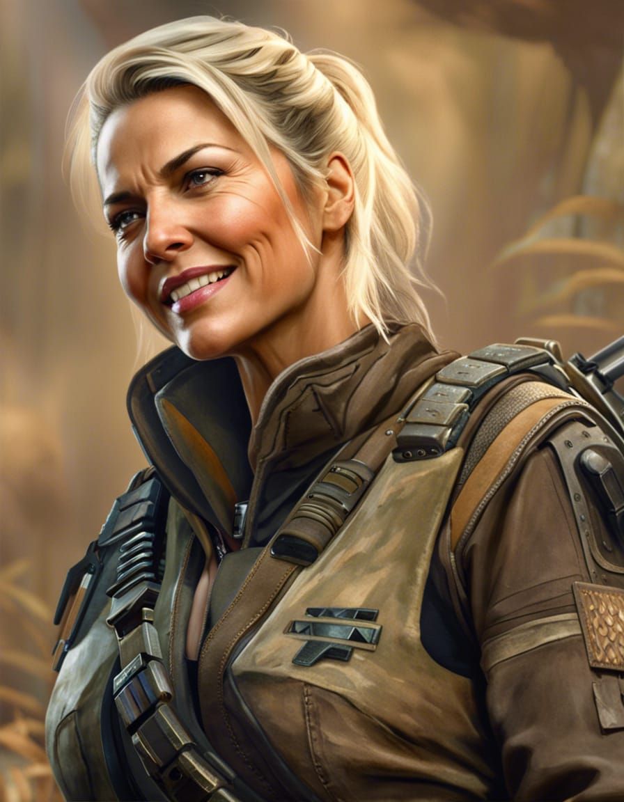 General Sonya Blade, A Lighter Moment - AI Generated Artwork ...