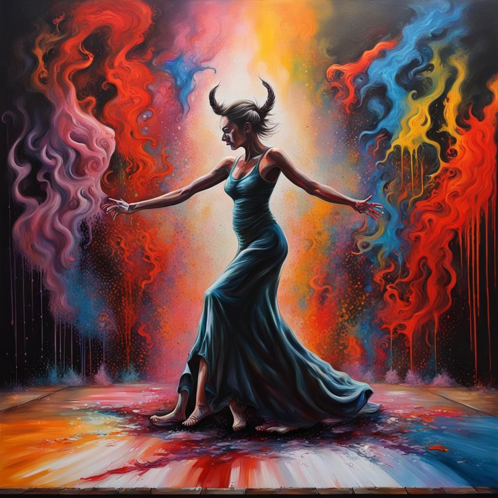 Demon Dance - AI Generated Artwork - NightCafe Creator