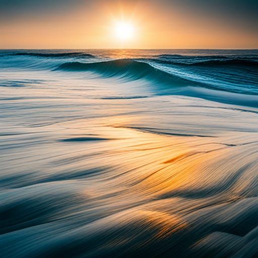 Sea of Endless waves - AI Generated Artwork - NightCafe Creator