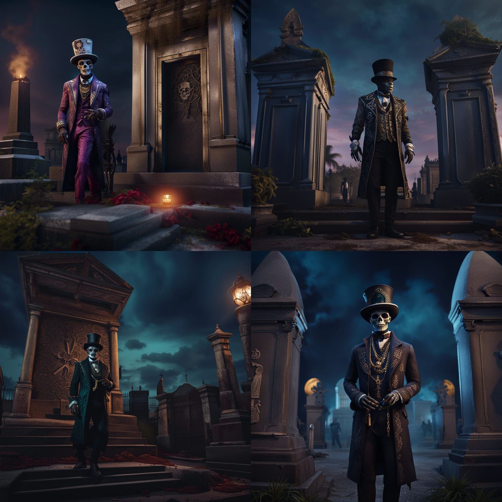 Baron Samedi - AI Generated Artwork - NightCafe Creator