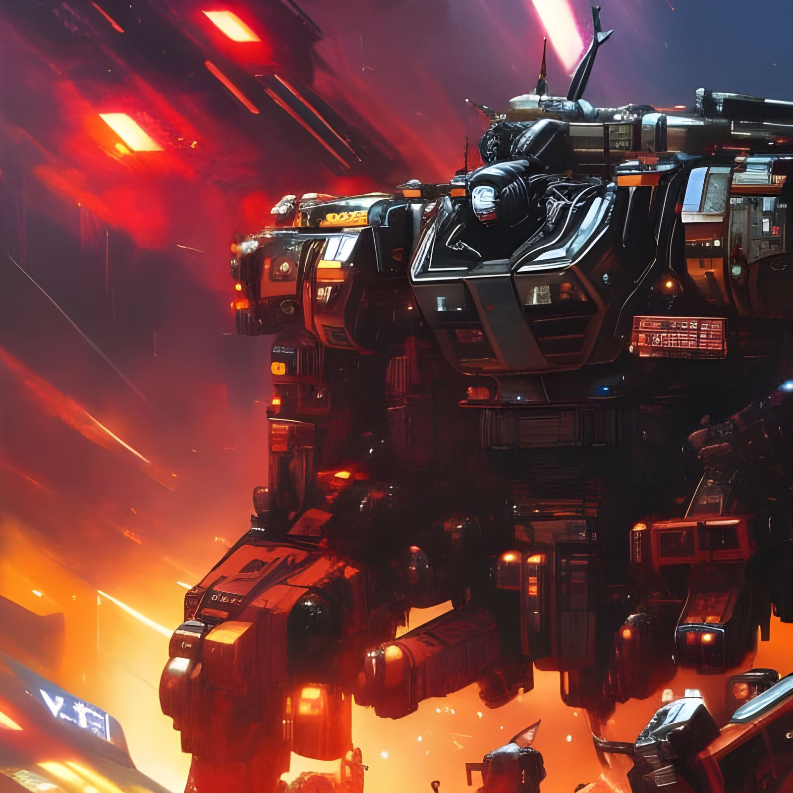 Robot Dystopia… War of the Machines - AI Generated Artwork - NightCafe ...