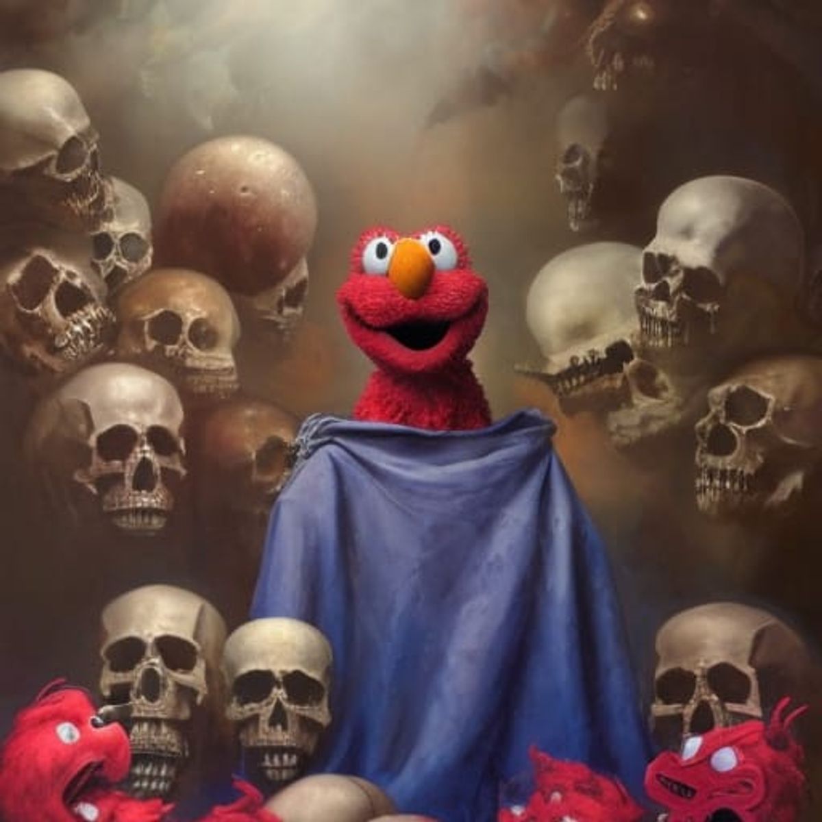 Dictator Elmo.. - AI Generated Artwork - NightCafe Creator
