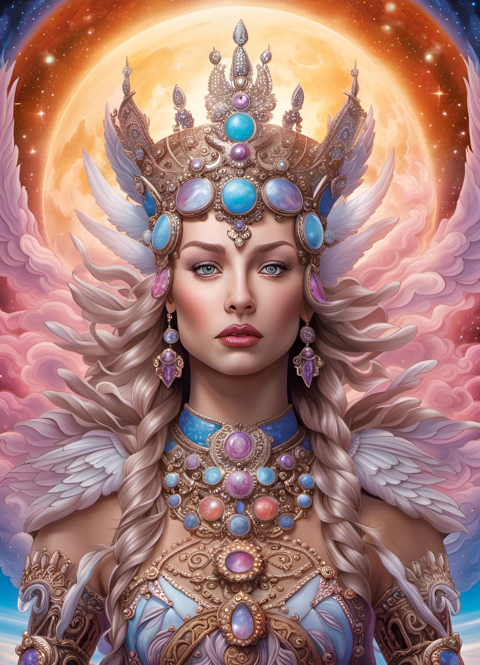 Cosmic Queen - AI Generated Artwork - NightCafe Creator