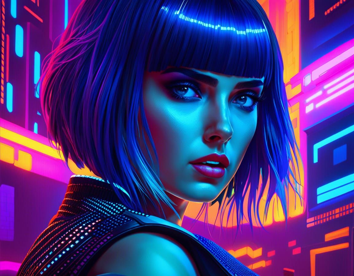 Holographic girlfriend from Blade Runner 2049 - AI Generated Artwork ...