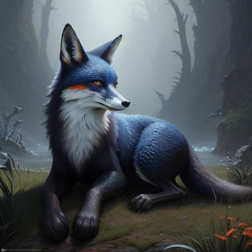 Hyper realistic hyper detailed The Fox Mother - AI Generated Artwork ...