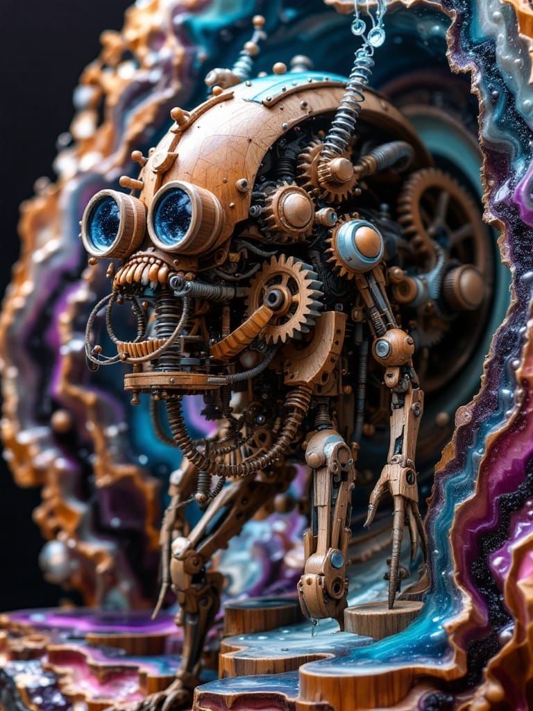 Patchwork Cybercraft Cybersteamcorepunk Doodads Zoomorphic Automata