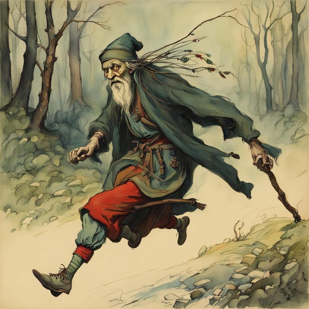 "In the style of Warwick Goble and Norman Lewis " :: (Dido) Yaga ...