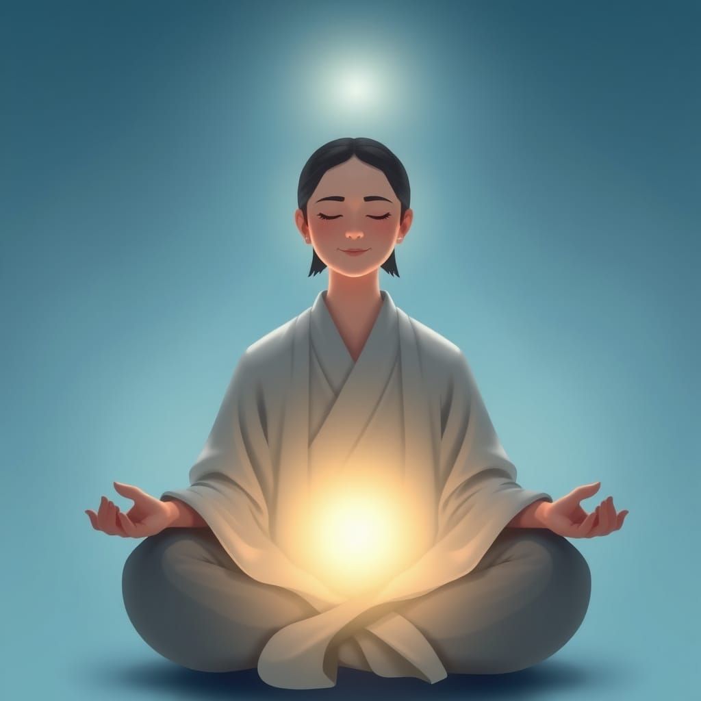 Transcendent Being in Harmony with the Universe - AI Art