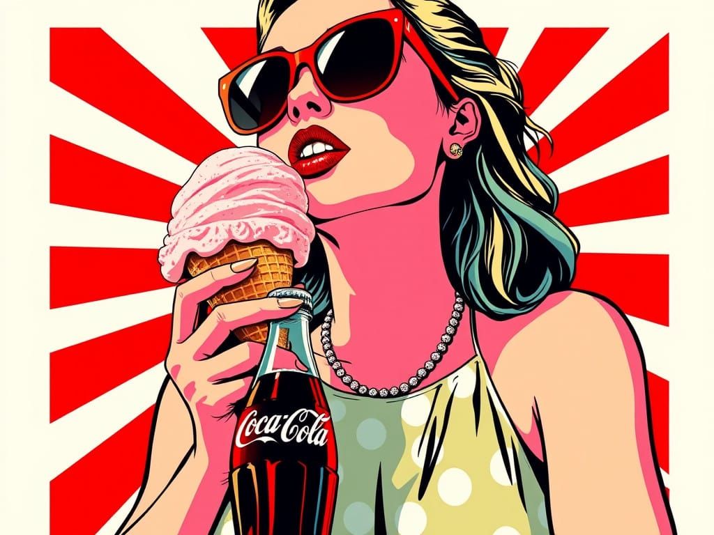 Summer, Coca-Cola, punch-ice cream and love... 🌞🥤🍦 🌞