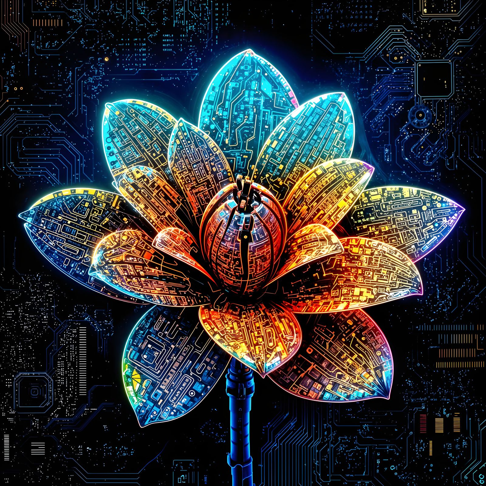 Cyberpunk Flower - Cyberpunk Flower