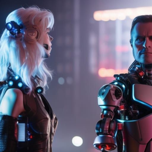 Cybernetic meth addicts - AI Generated Artwork - NightCafe Creator