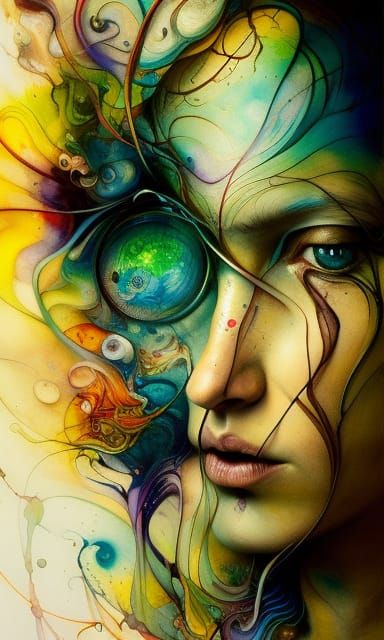 Mystic Reverie: The Cobalt Ocular - AI Generated Artwork - NightCafe ...