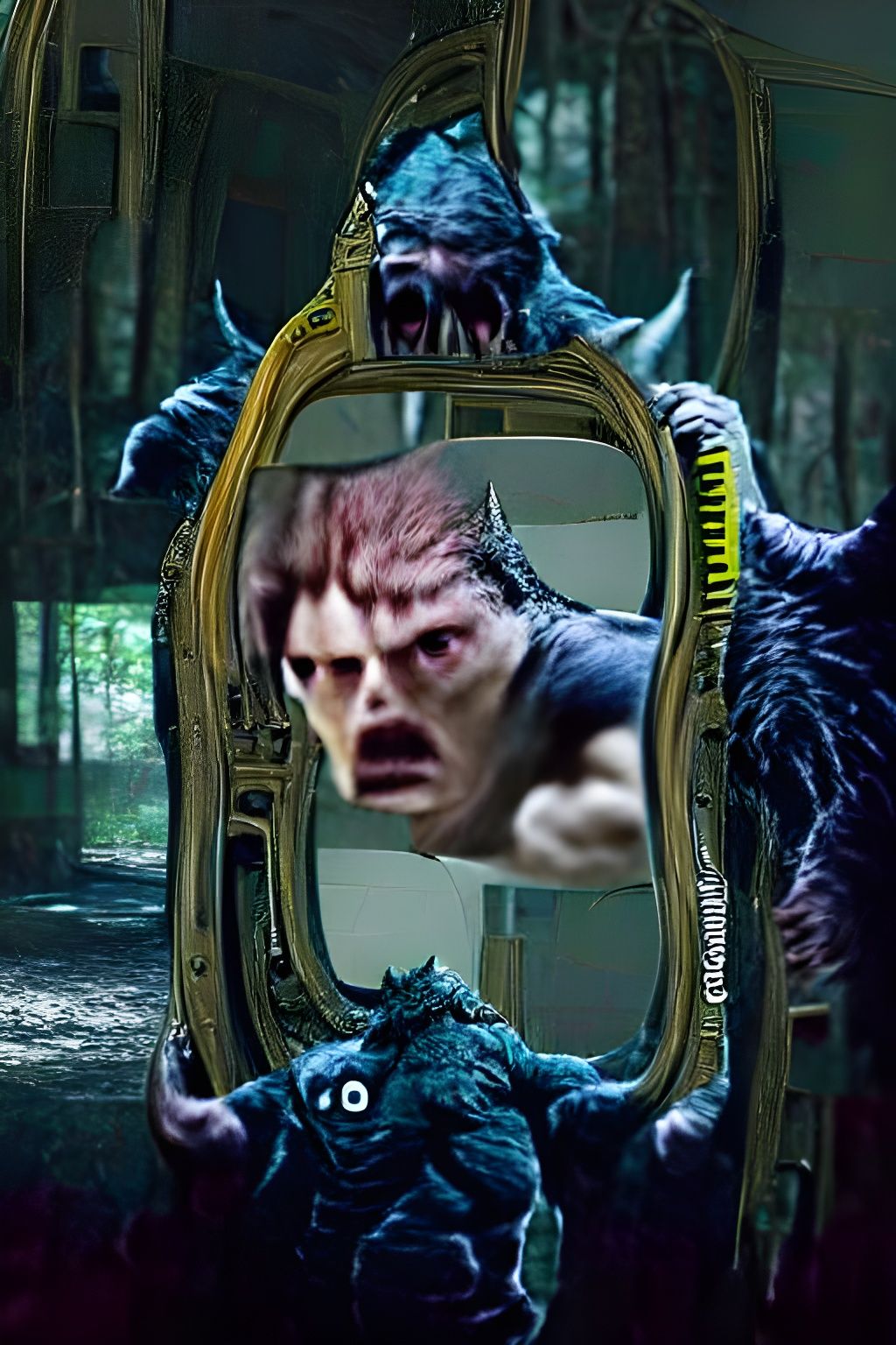 when you only see a monster in the mirror