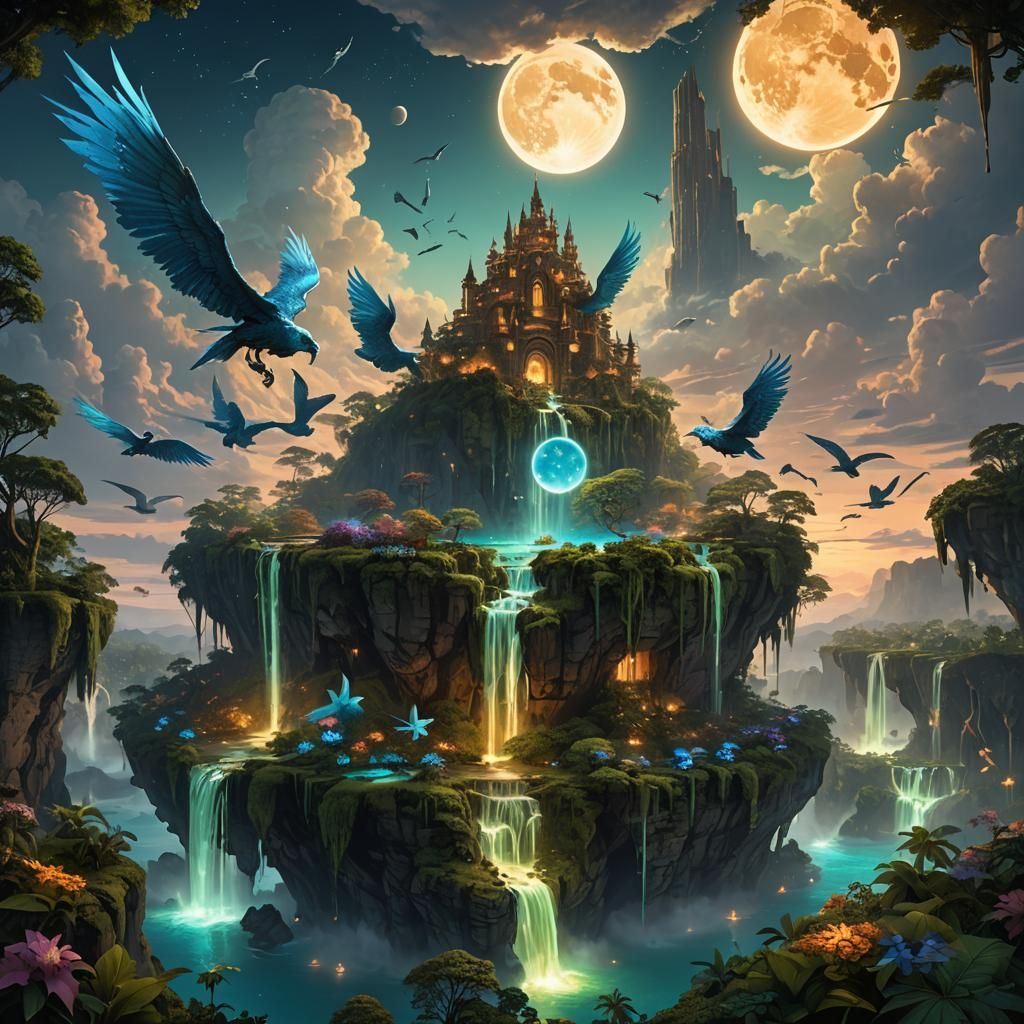 Mythical Realm - AI Generated Artwork - NightCafe Creator