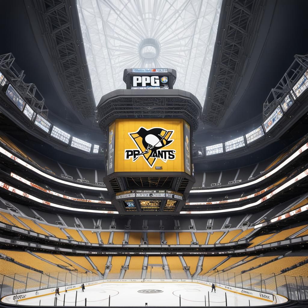 PPG Paints Arena, Pittsburgh, Pennsylvania - AI Generated Artwork ...