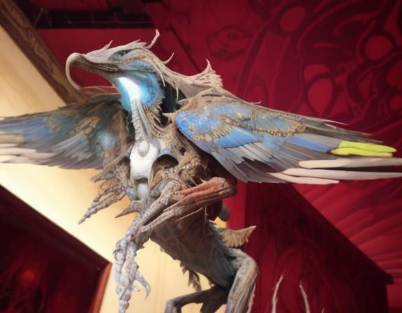 THE CHICKEN MONSTER HAS LANDED - AI Generated Artwork - NightCafe Creator