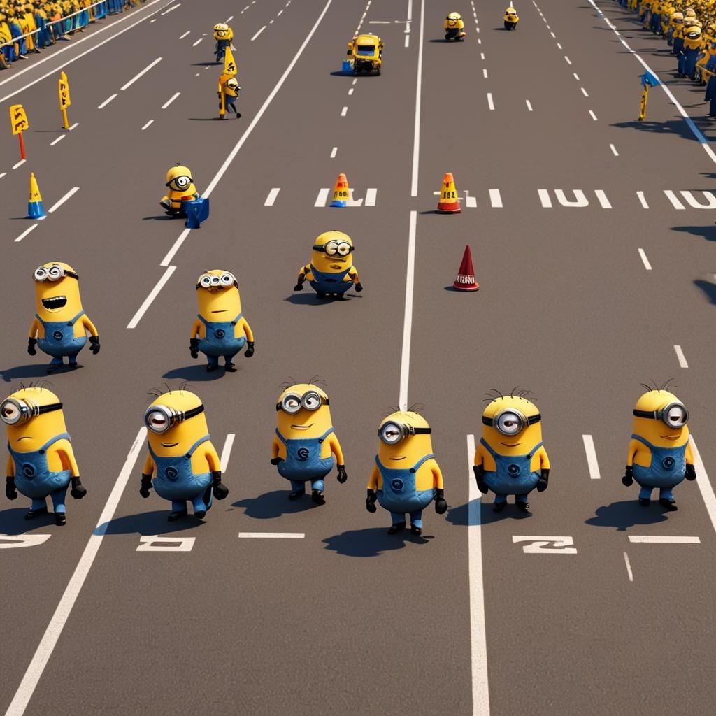 Minions: “Can we start?” 🤔 - AI Generated Artwork - NightCafe Creator