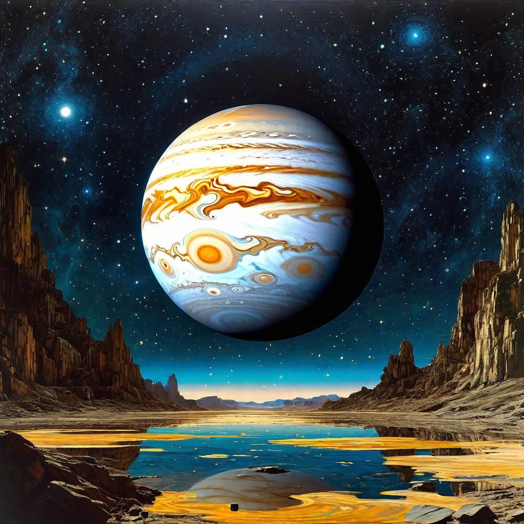 Jupiter - AI Generated Artwork - NightCafe Creator
