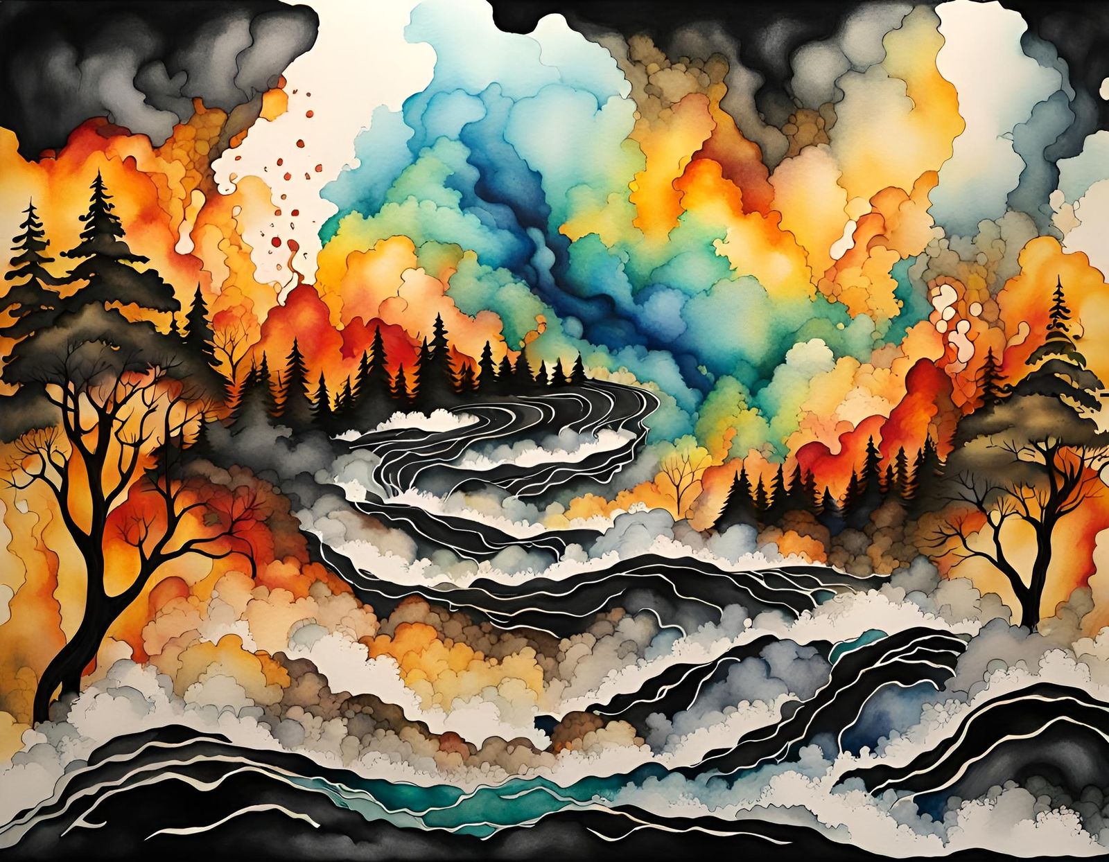 Rough nature 2 - AI Generated Artwork - NightCafe Creator