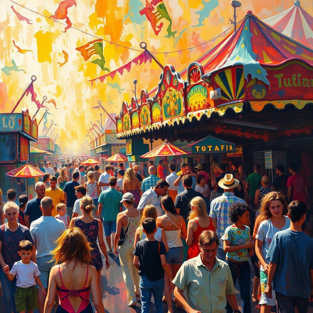 Morning at the Neo-Impressionist Carnival