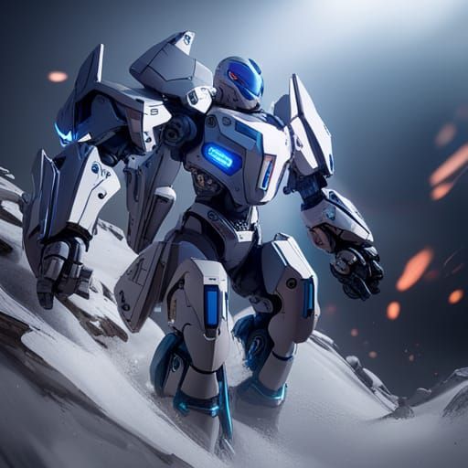 High-tech Mecha Suit - AI Generated Artwork - NightCafe Creator