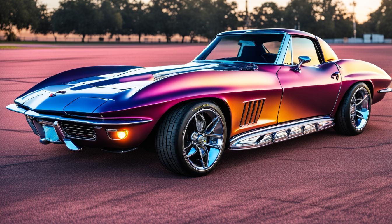 ZBH Color shift corvette - AI Generated Artwork - NightCafe Creator