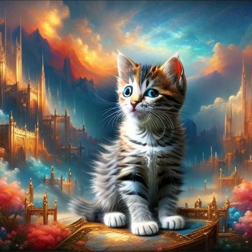 kitten - AI Generated Artwork - NightCafe Creator