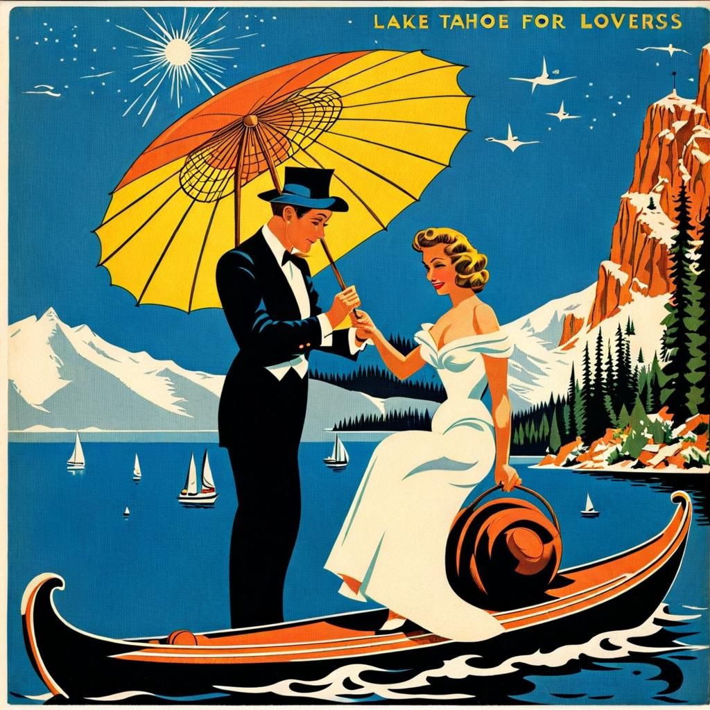 Lake Tahoe Is For Lovers Ai Generated Artwork Nightcafe Creator