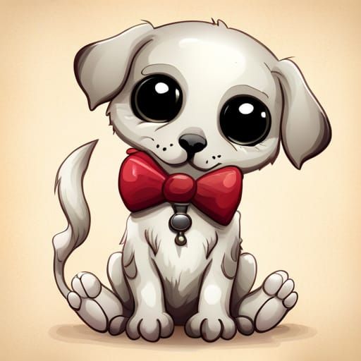 Cute Puppy 2 - AI Generated Artwork - NightCafe Creator